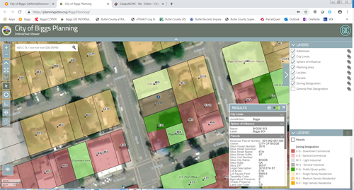 City of Biggs, CaliforniaGIS Parcel Information